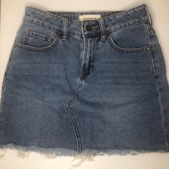 PacSun | Skirts | Pacsun Jean Denim Mini Skirt | Poshmark